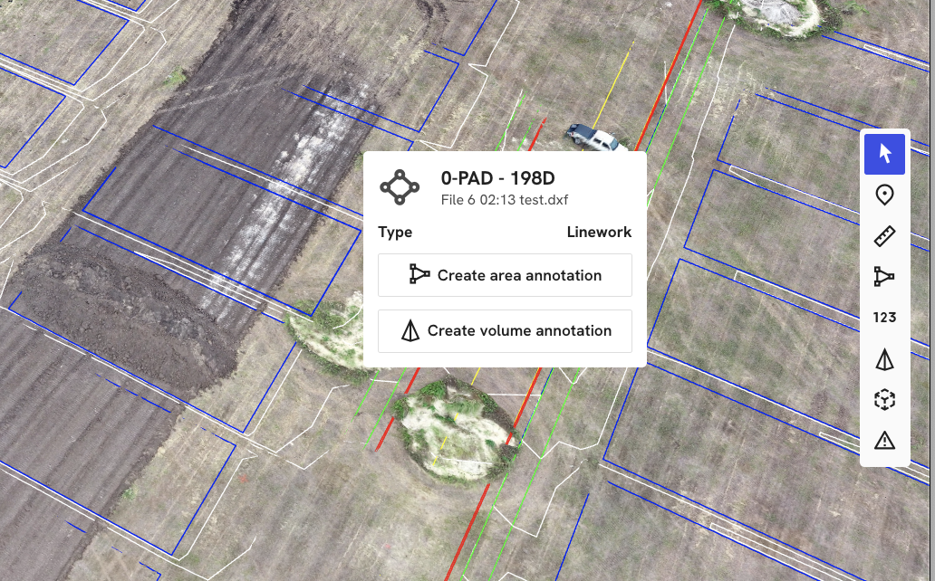 Convert 3D DXF linework to Annotations (Open Beta) – DroneDeploy