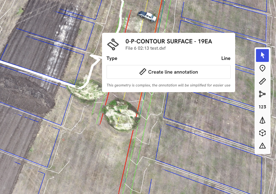 Convert 3D DXF linework to Annotations (Open Beta) – DroneDeploy