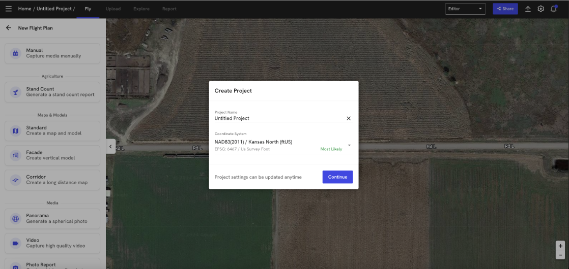 Starting a New Ground Project in DroneDeploy – DroneDeploy