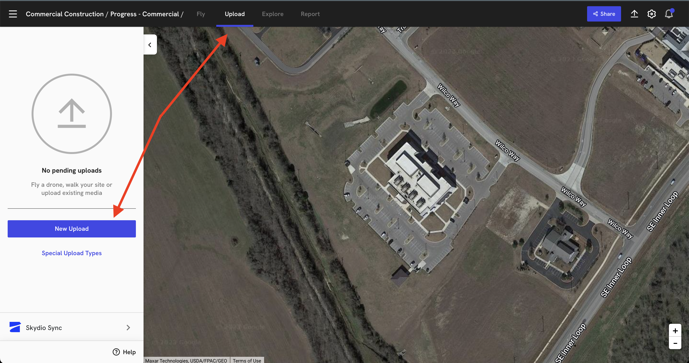 Uploading and Viewing Media – DroneDeploy