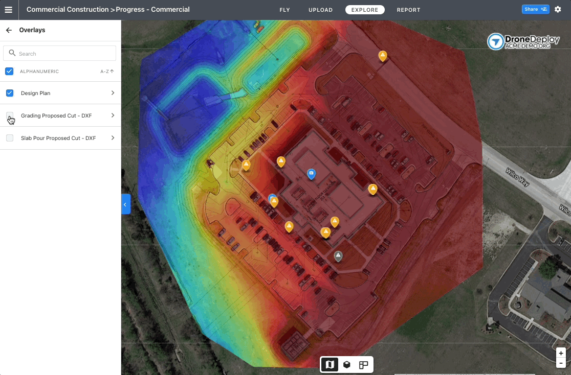 Dronedeploy mapping store