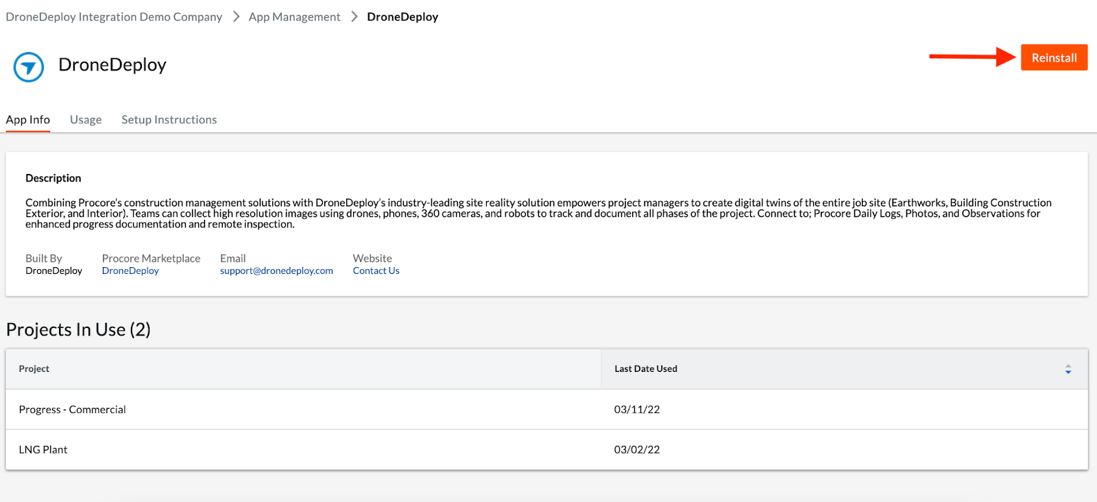 Procore – DroneDeploy
